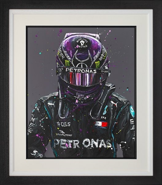 Lewis Hamilton 7 Times Word Champion Lenticular Artwork | Westover Gallery